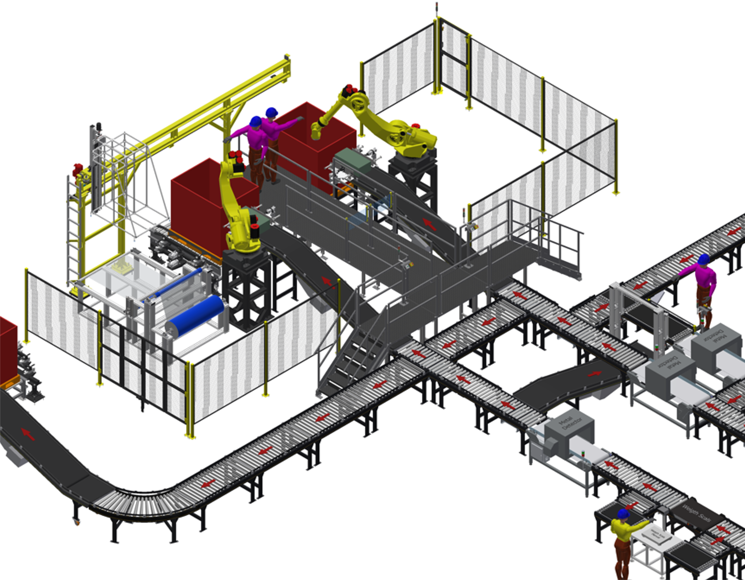 duo rubber palletizing - RST Robotics